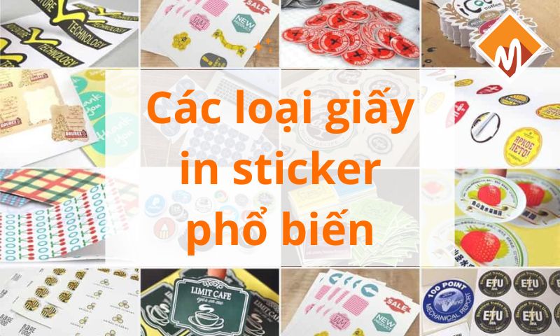 Tổng hợp các loại giấy in sticker phổ biến, được sử dụng nhiều hiện nay